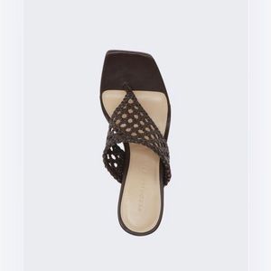 Veronica Beard | Shoes | Veronica Beard Abita Woven Leather Sandals Sz ...